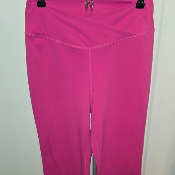 HALARA | Pants & Jumpsuits | Halara Bright Pink Crossover Flared Yoga ...